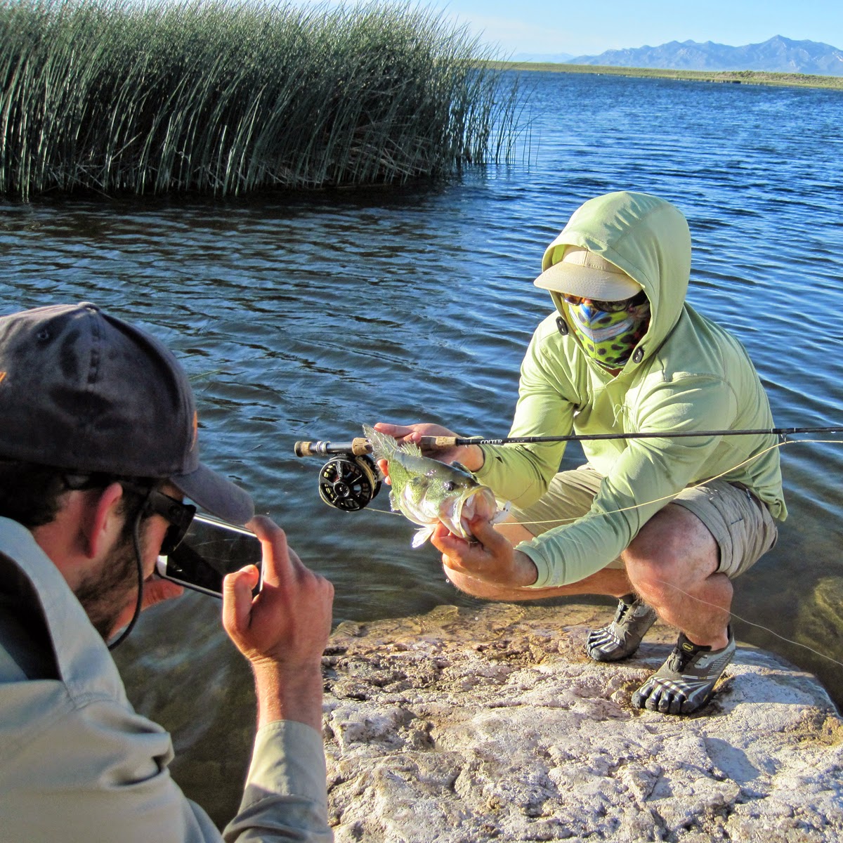 So, what does a fishing photo shoot look like? – FisherDad